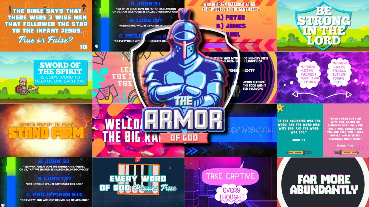 The Armor of God Bible Game Bundle - Seeds Kids Worship