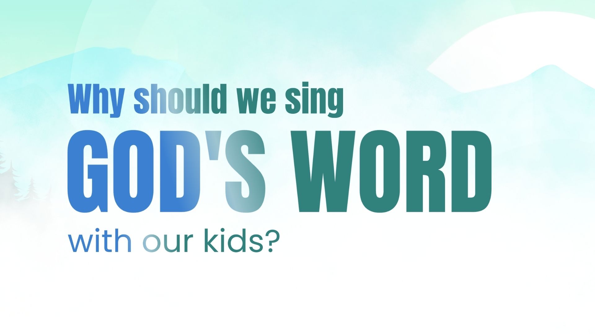 Why Should We Sing God’s Word? - Seeds Kids Worship